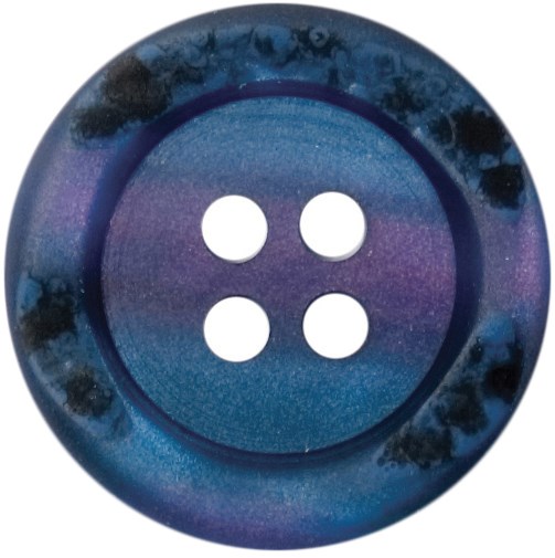 Milward Shiny Button Blue/Purple - Yarnplaza.com