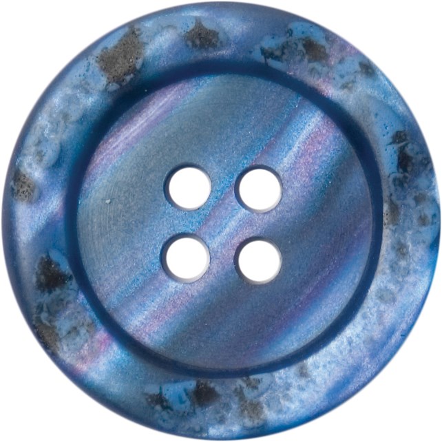Milward Shiny Button Blue/Purple - Yarnplaza.com