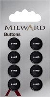 Milward Button Matte Dark Blue - Yarnplaza.com