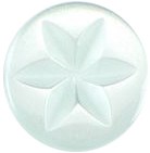 Milward Star Button Light Green 11mm (5 pieces) - Yarnplaza.com
