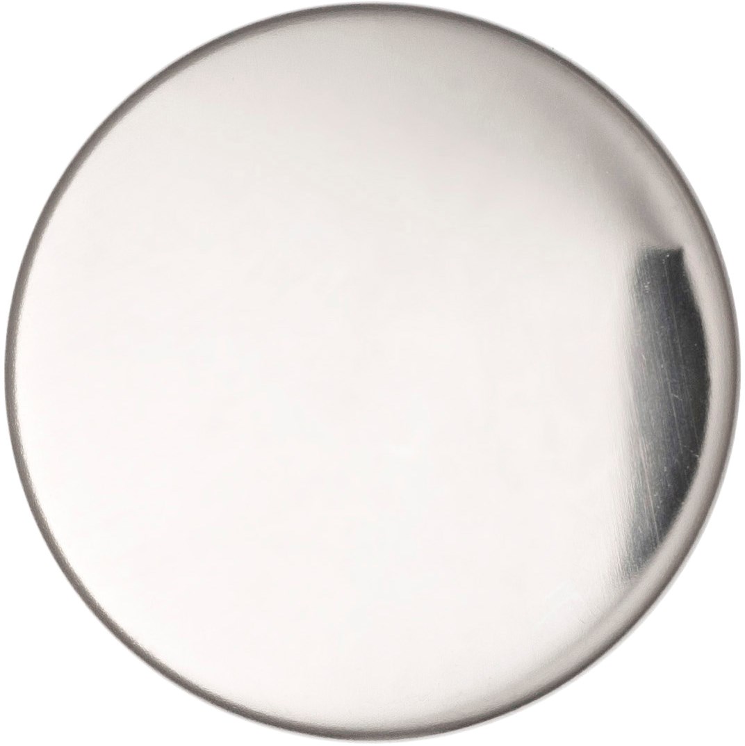 Milward Metal Button Silver - Yarnplaza.com