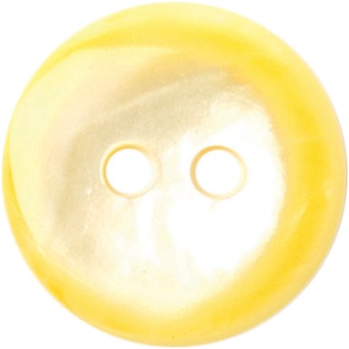 Milward Button Shiny Yellow - Yarnplaza.com