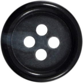 Milward Button Black/Blue - Yarnplaza.com