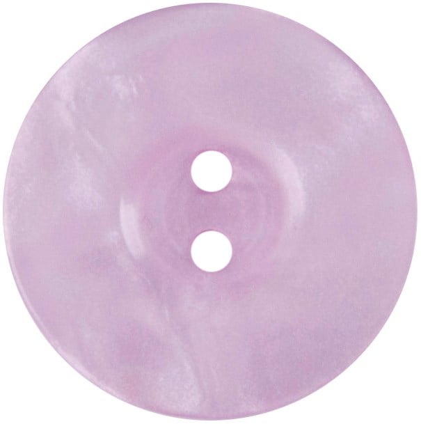 Milward Light Pink Shiny Button - Yarnplaza.com