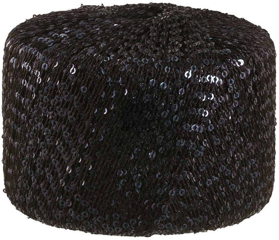 Lana Grossa Glamour 006 Black | Sequin thread 25 g | 115 m