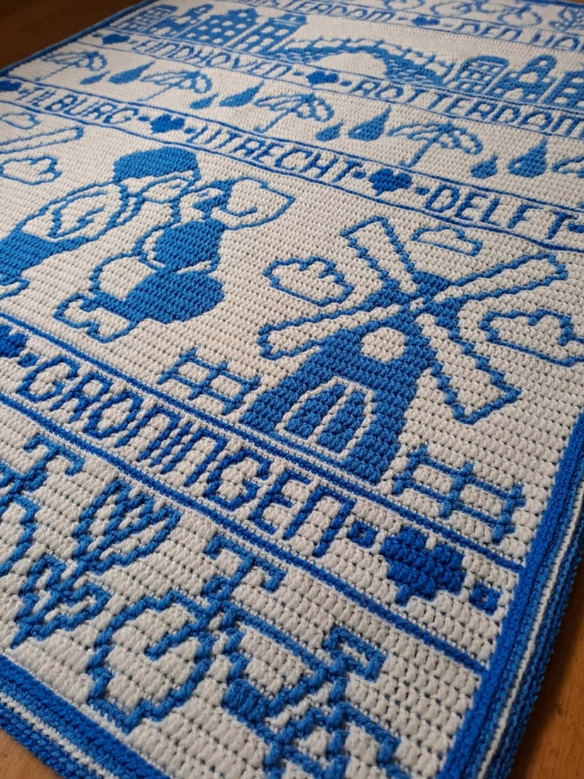 Dutchies in rows - Anke Wintermans Crochet Kit Scheepjes | Yarnplaza.com