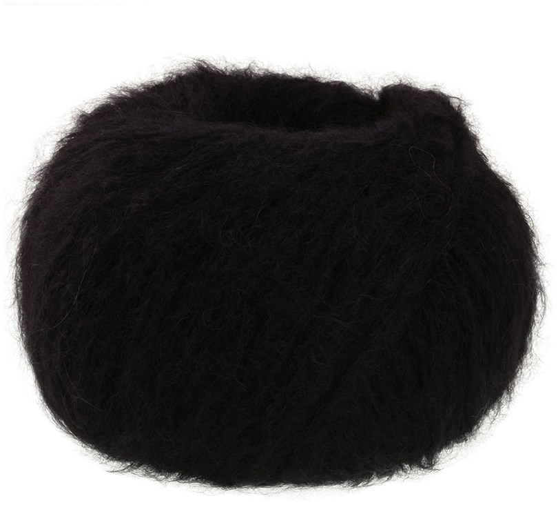 Lana Grossa Mohair Di Gio 0016 Black | Superkid mohair & merino yarn