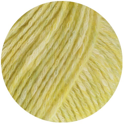 Lana Grossa Bottoni 019 Citrus Yellow/Cream | Yarnplaza.com