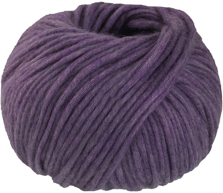 Lana Grossa Winter Softness 0008 Violet | Cotton-merino winter yarn