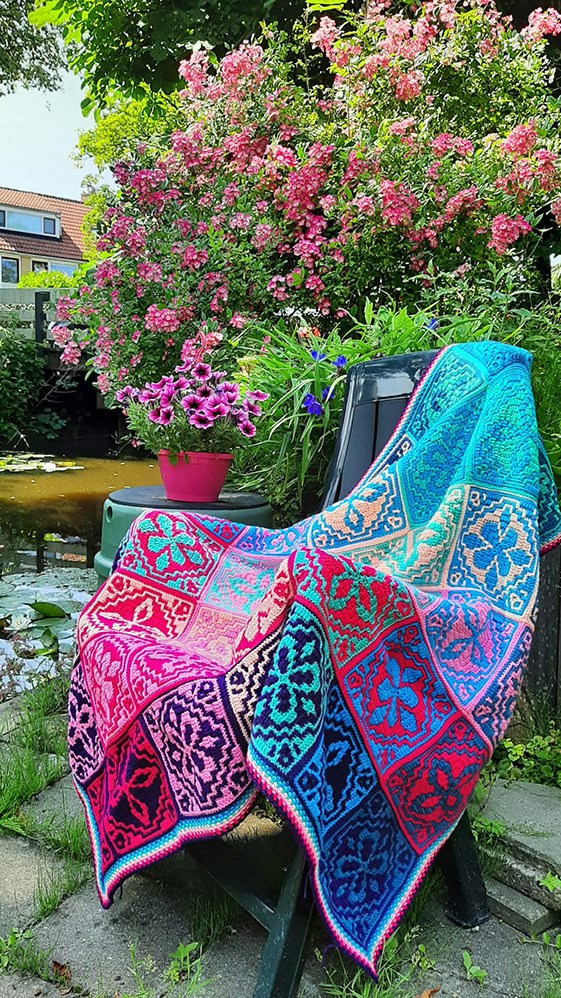 Burst of Joy Blanket Pretty Yarn Pack Colour Crafter - Anke Wintermans ...
