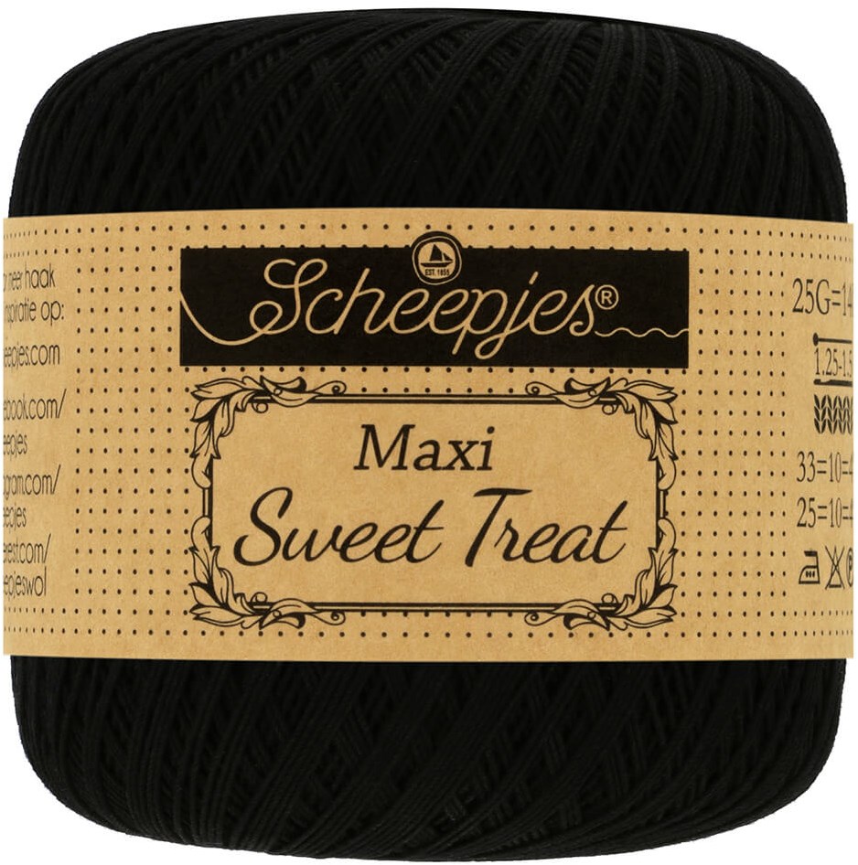 Scheepjes Maxi Sweet Treat 110 Black | Yarnplaza.com
