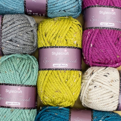 Stylecraft Special XL Tweed Super Chunky 1722 Storm Blue | Yarnplaza.com
