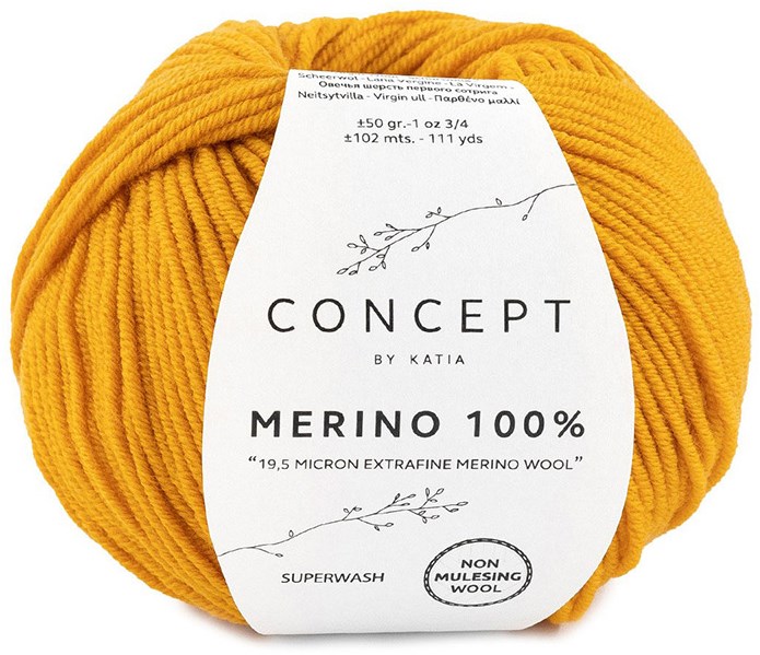 Katia Merino 100% 013 Orange | Yarnplaza.com